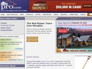 The Red Ripper Tears Into Shingles ‣ MyFixitUpLife