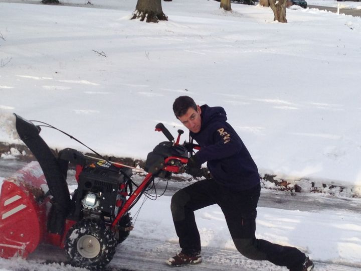 Six more weeks (+ 60 more years) of winter? Snow blower time ...