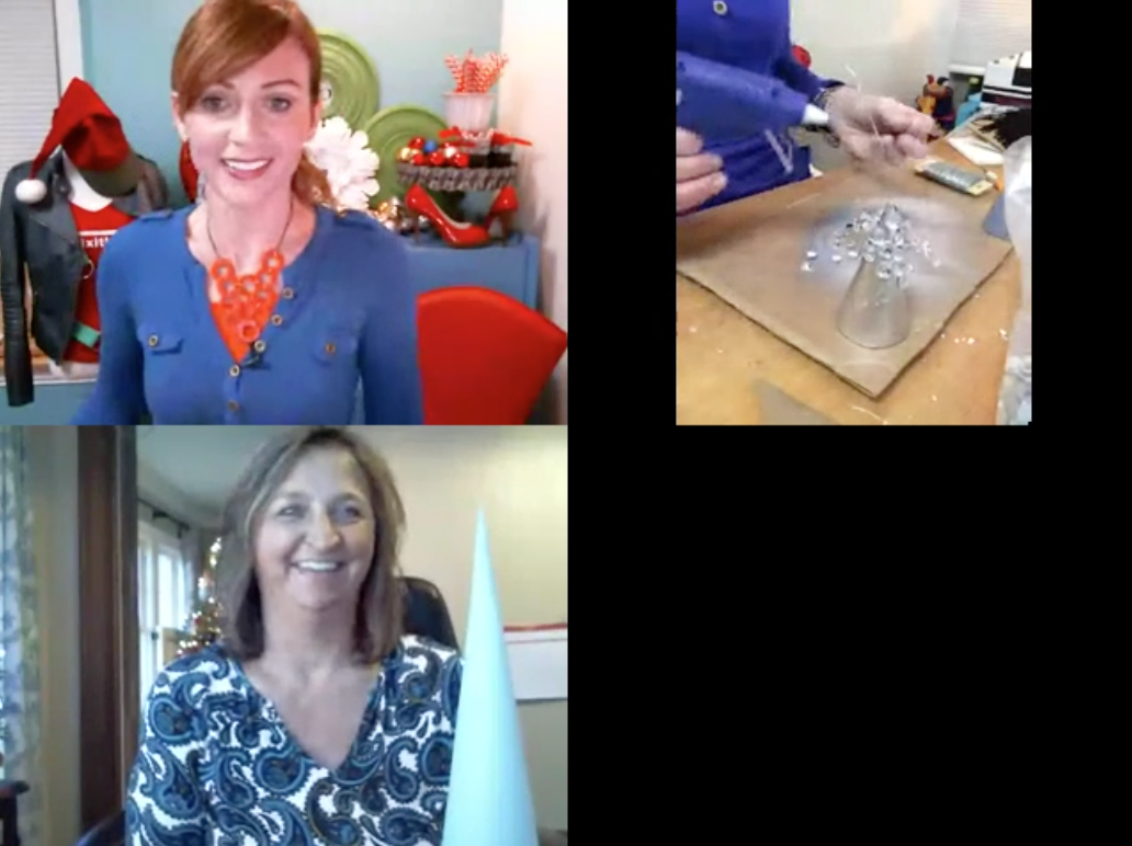 Quick sparkly holiday tree ornaments and DIY decor with Liz Latham ...
