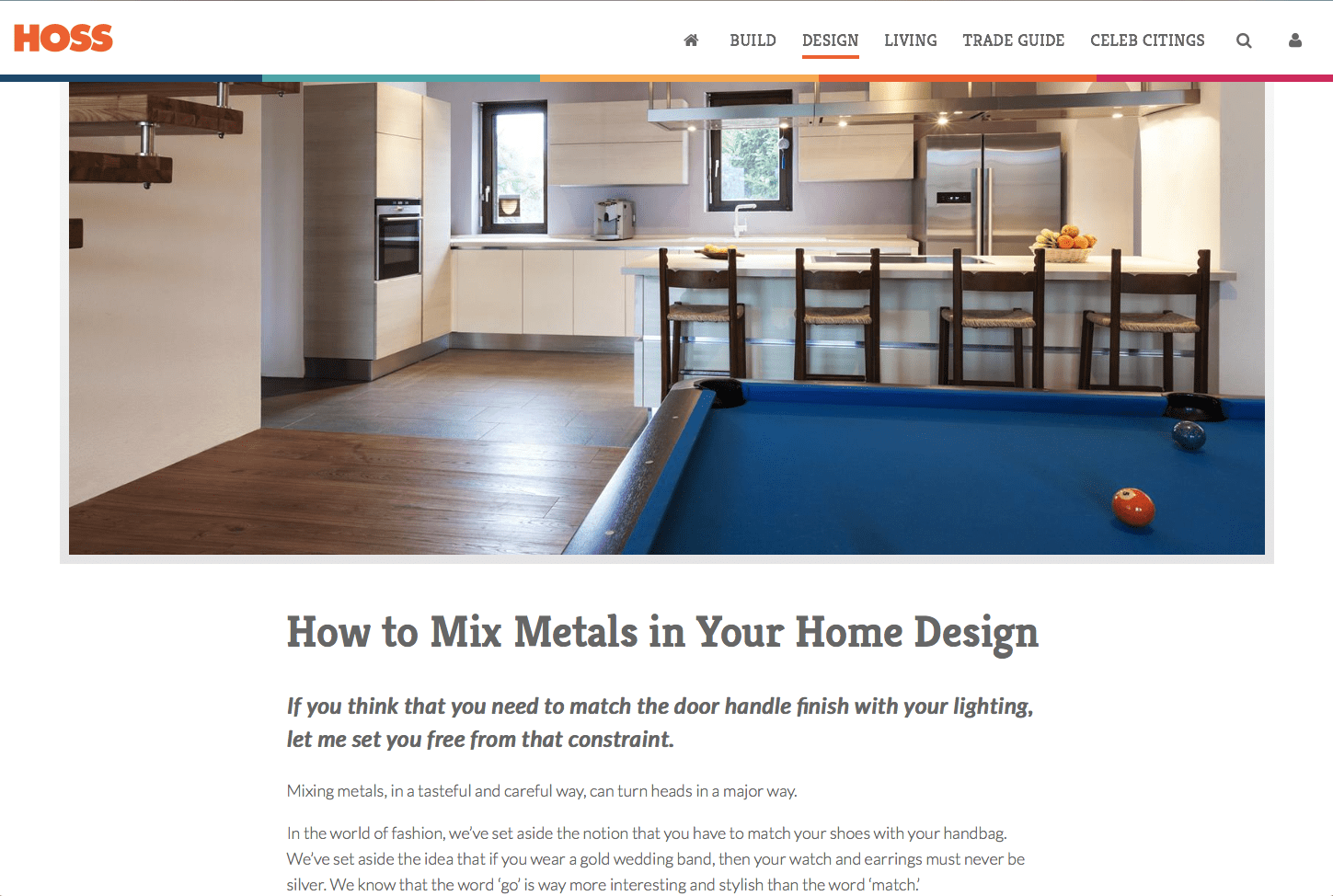 Mixing Metals in Your Home Design ‣ MyFixitUpLife
