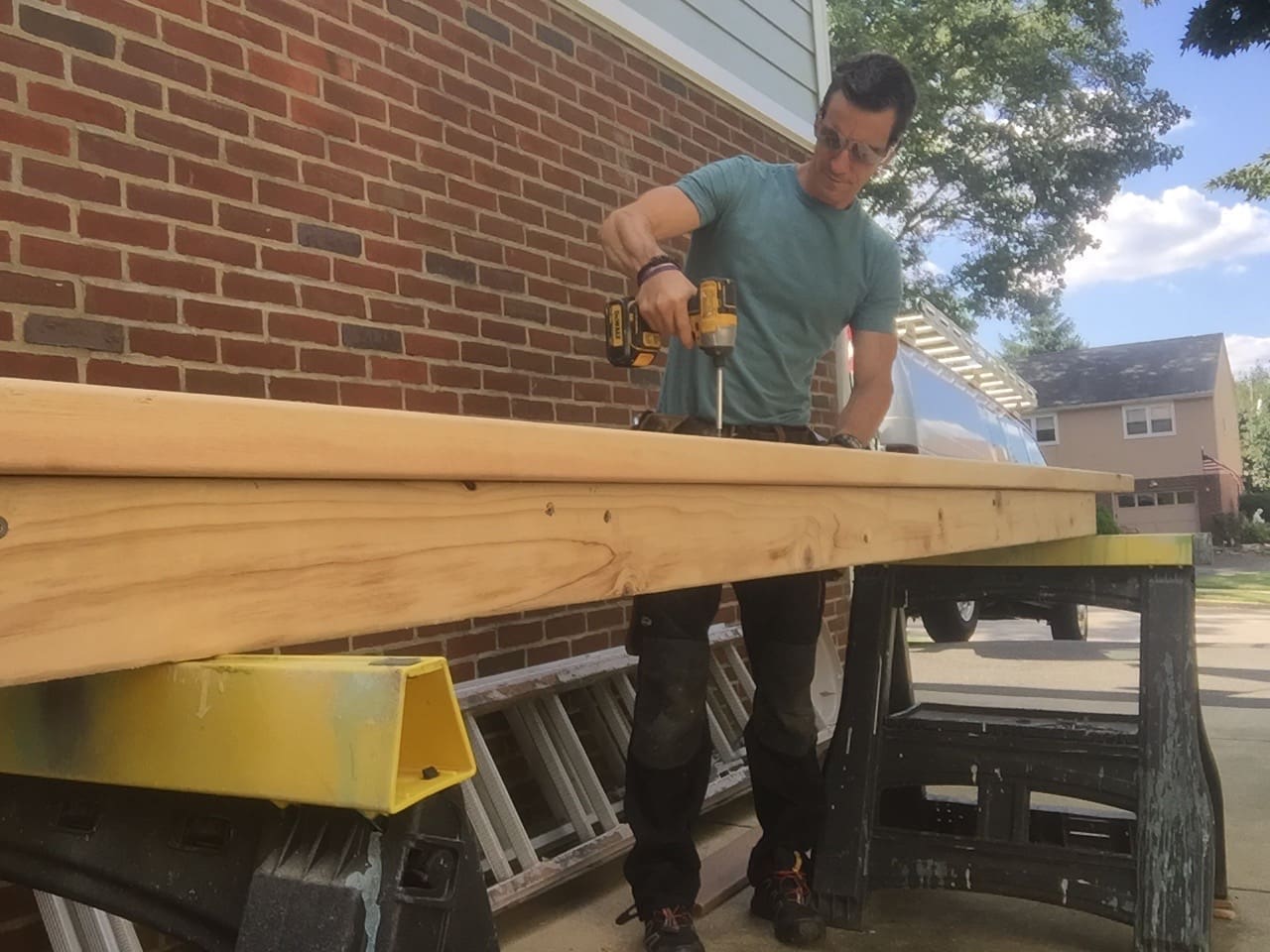 How to make a miter saw work bench with framing lumber ‣ MyFixitUpLife