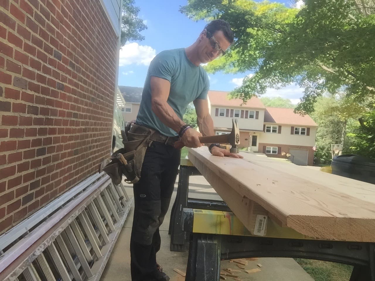 How to make a miter saw work bench with framing lumber ‣ MyFixitUpLife