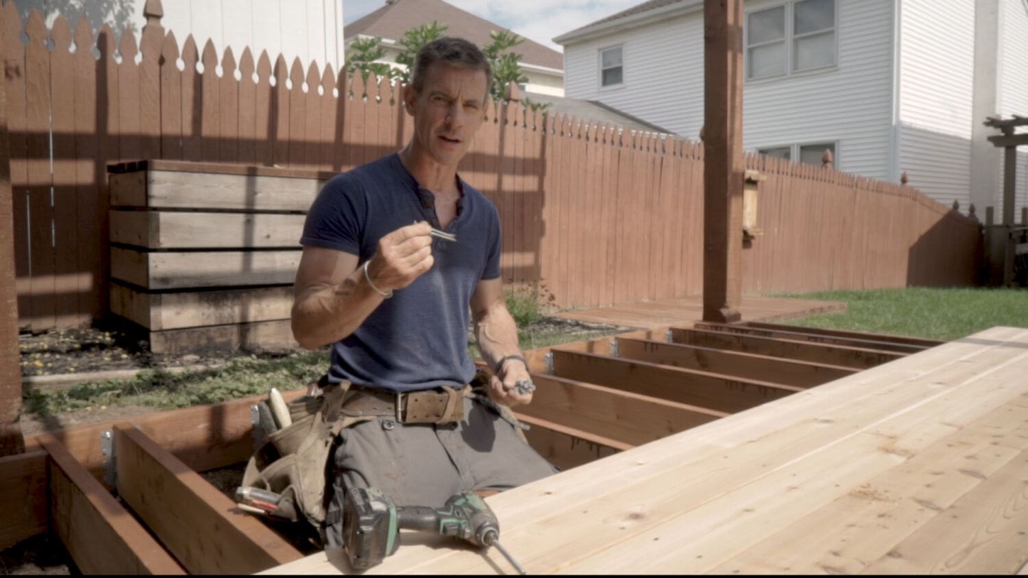 Pergola ideas: We built our pergola with a wood base and we love it ...