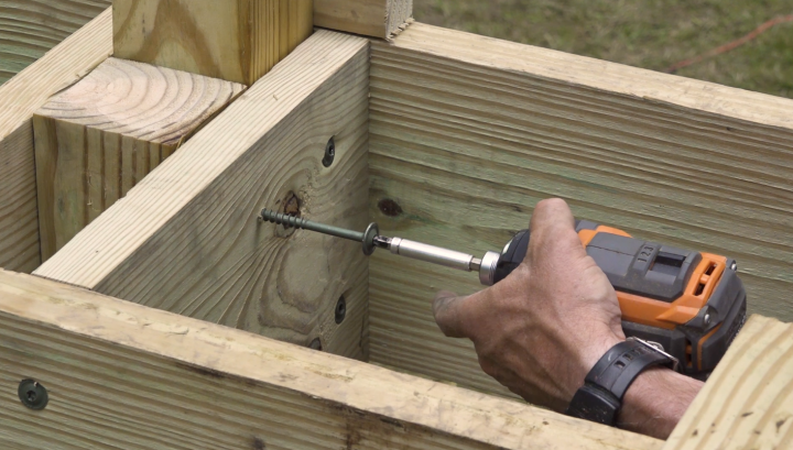Building a Deck: How to install guard posts – MyFixitUpLife