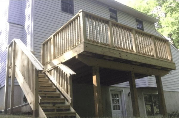 Building a Deck: How to install guard posts – MyFixitUpLife