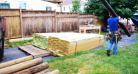 DIY tip: Few steps to move heavy fence posts more easily ‣ MyFixitUpLife
