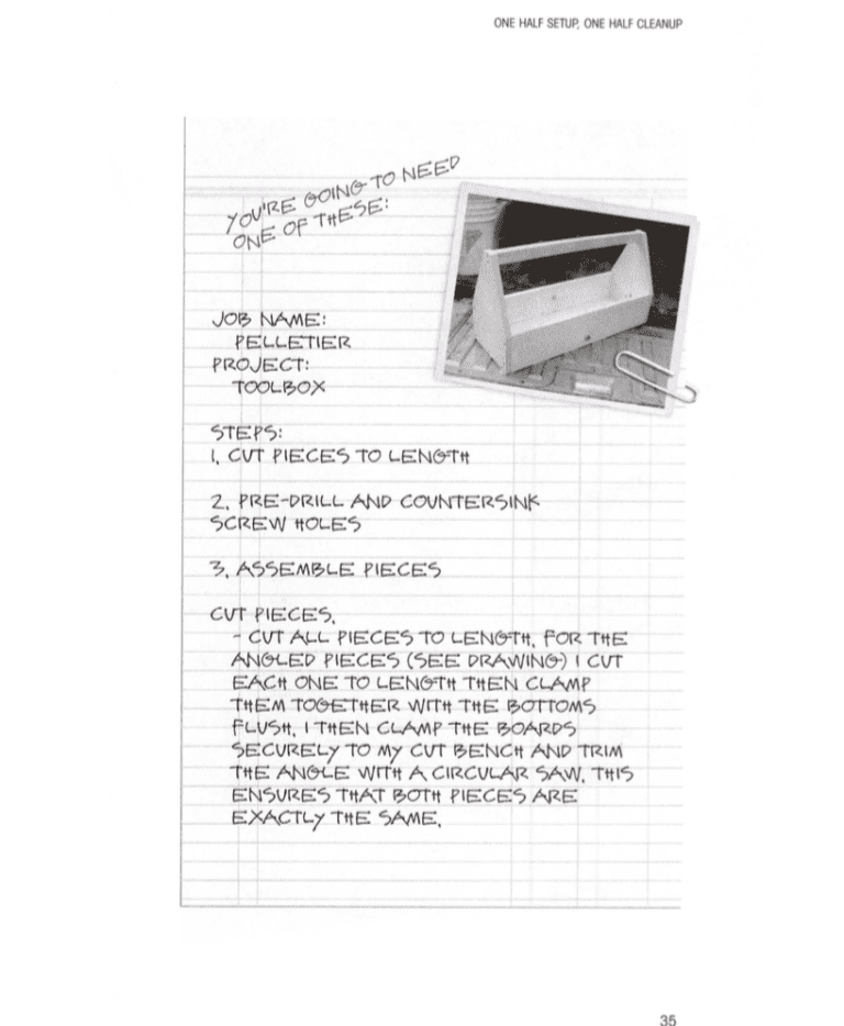 The Carpenter’s Notebook is the perfect novel for DIYers