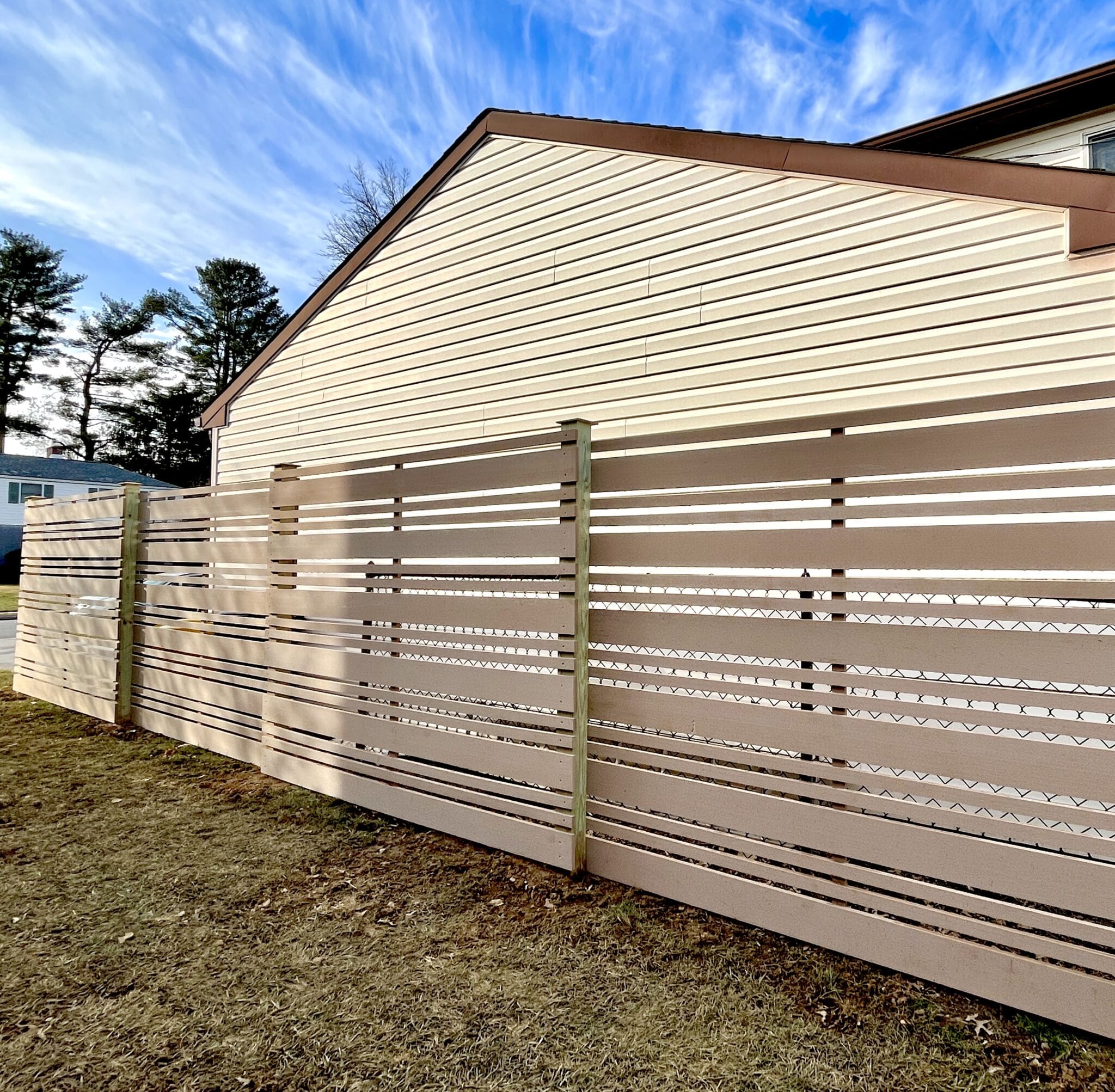How-To Build a Privacy Fence Between Yards ‣ MyFixitUpLife