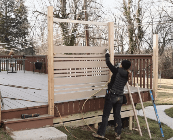 How-To Build a Privacy Screen On A Deck ‣ MyFixitUpLife