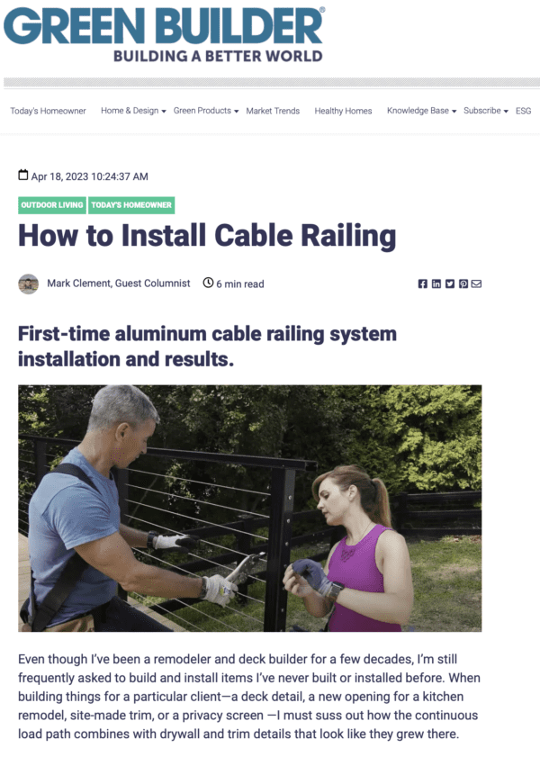 What you need to know about installing cable railing ‣ MyFixitUpLife