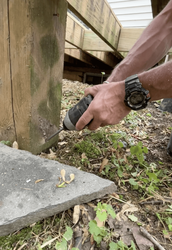 How to retreat deck posts so they last longer