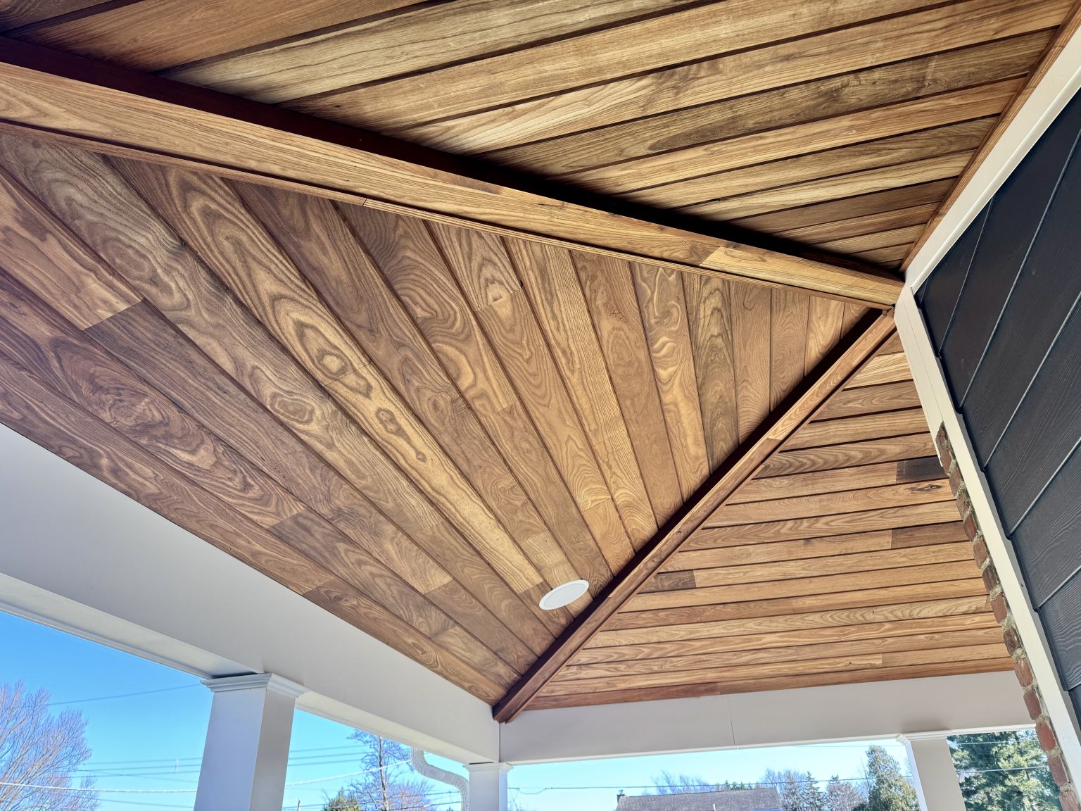 How to Install a Wood Plank Porch Ceiling Like a Pro
